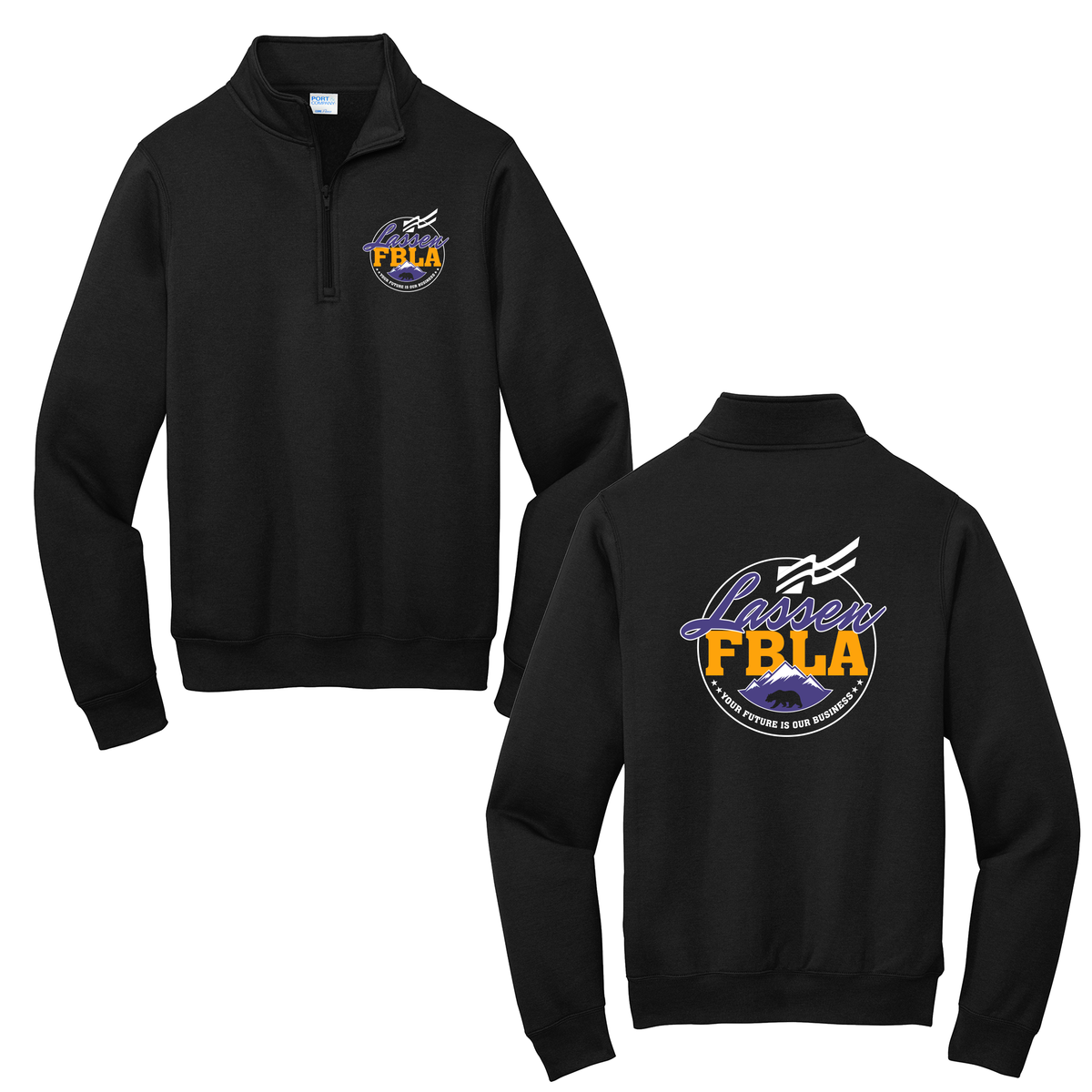 LASSEN FBLA - Quarter Zip Sweatshirt – CrossFreedom