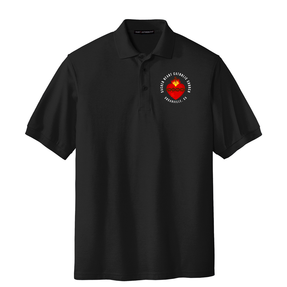 SACRED HEART CATHOLIC CHURCH FUNDRAISER - COTTON POLO – CrossFreedom